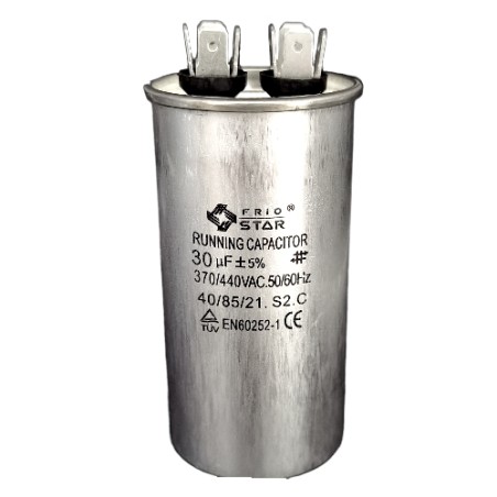 Capacitor de Trabajo 30MF 370V-440V
