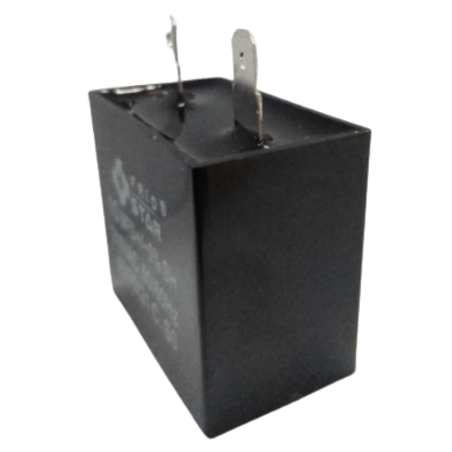 Capacitor Cuadrado 10 MF 210VAC 2 Pata