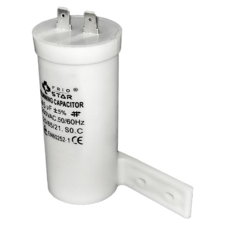 Capacitor 45UF 250V 60H con Sujecion