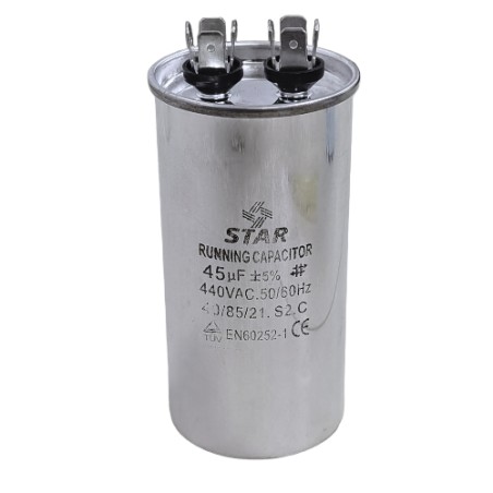 capacitor de trabajo 45 mf 440v redondo