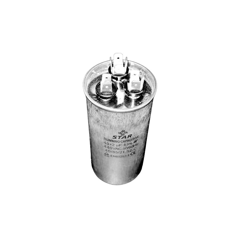 capacitor de trabajo 40+2 mf+ - 5% 440v